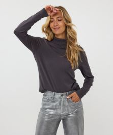 EsQualo Sweater col basic knit